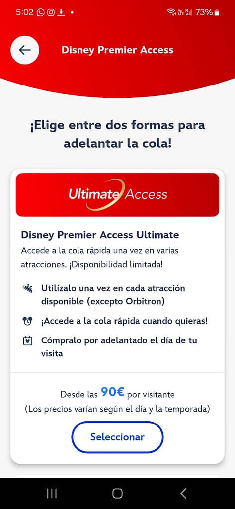Guía de Disney Premier Access en Disneyland Paris